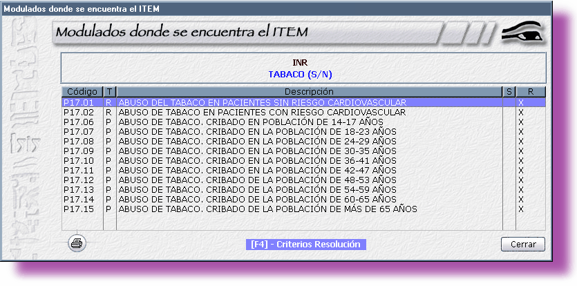 Introducción de Información > Automática > Equiparaciones ...